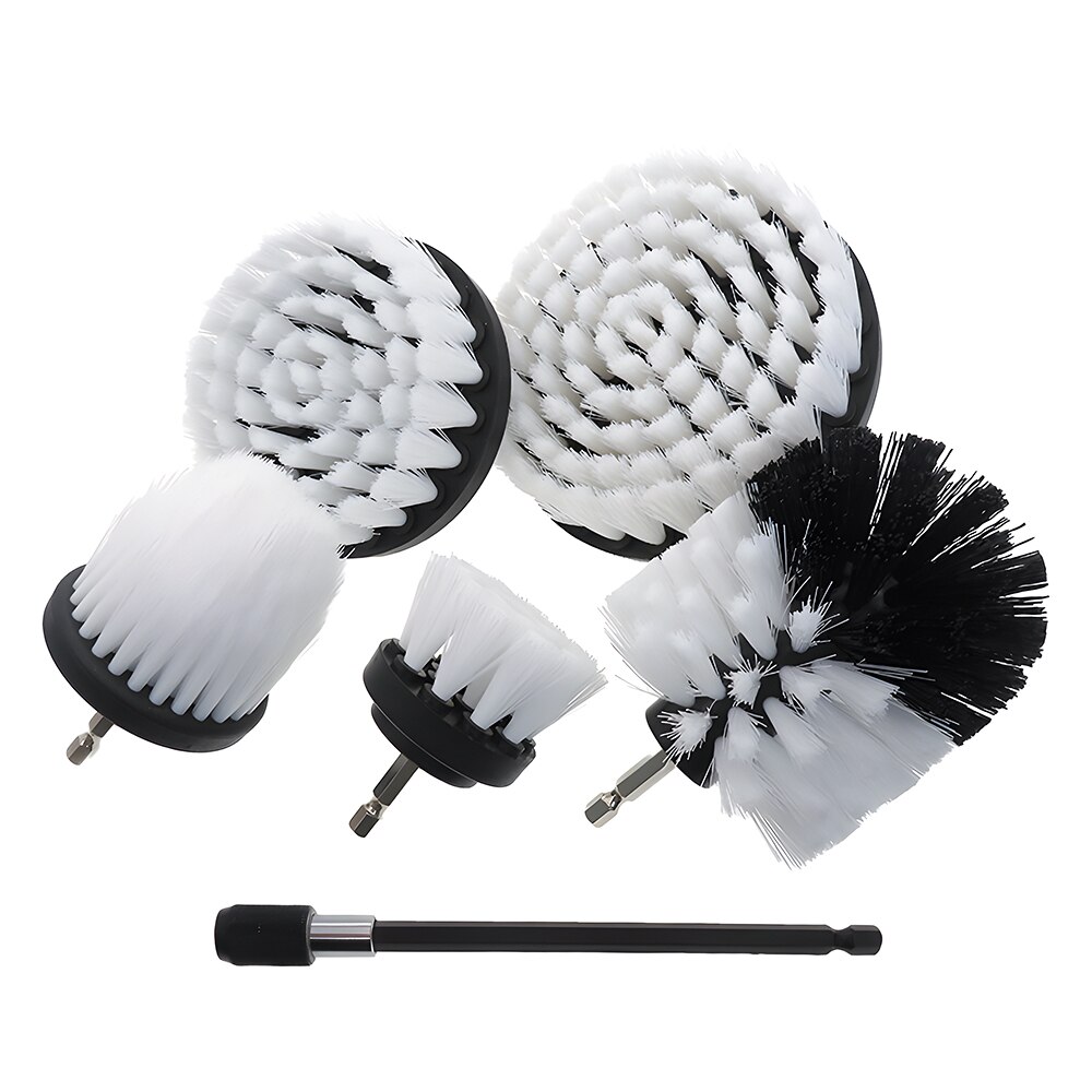 Set de 6 perii umede rotative pentru curatare, Arvnka, Alb/Negru - eMAG.ro