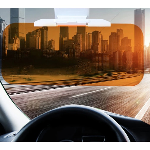 Parasolar HD Visor, Vision Auto 2in1 Pentru Zi si Noapte - eMAG.ro