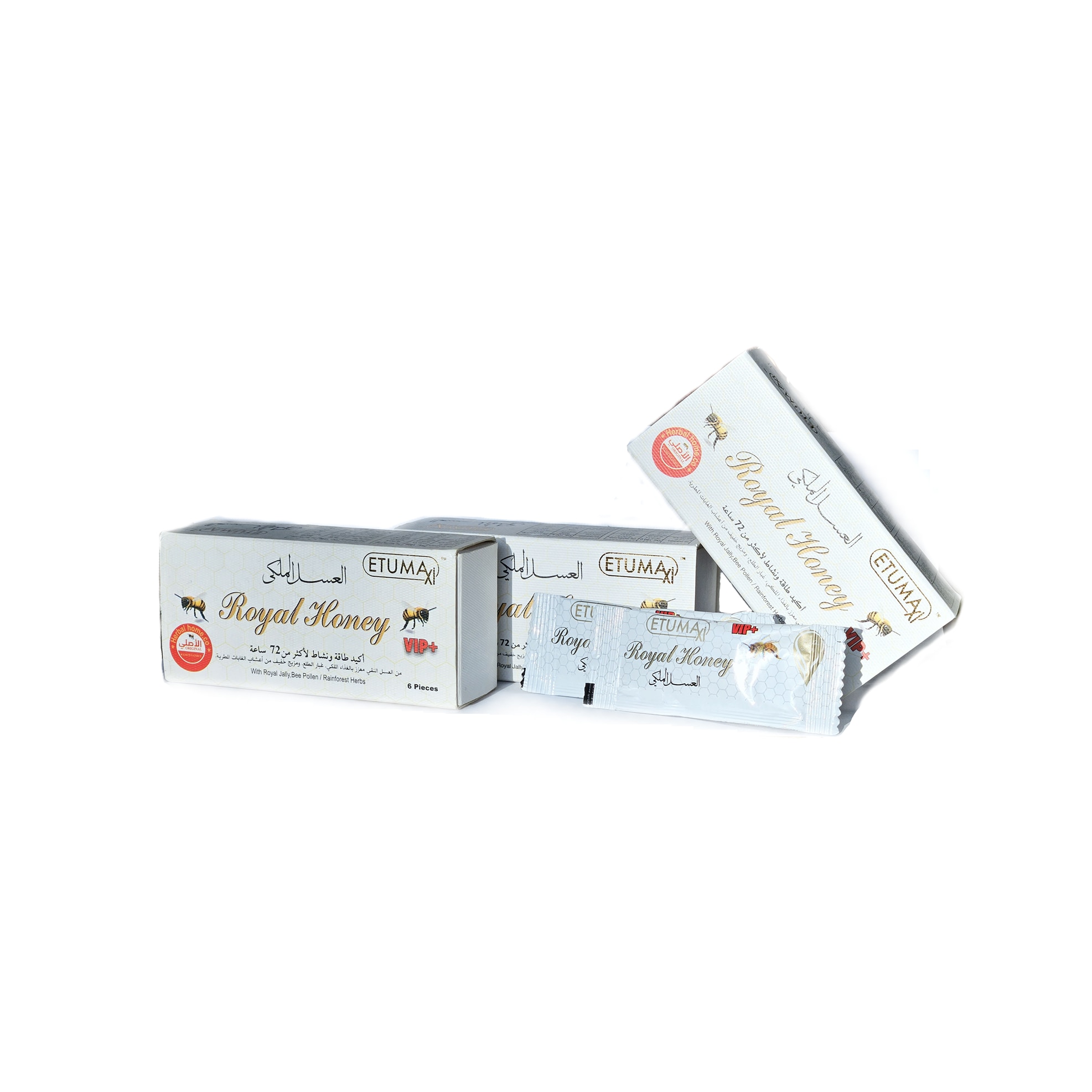 Afrodisiac ROYAL HONEY set 3 x 6 plicuri, pentru El/Ea, Miere ...