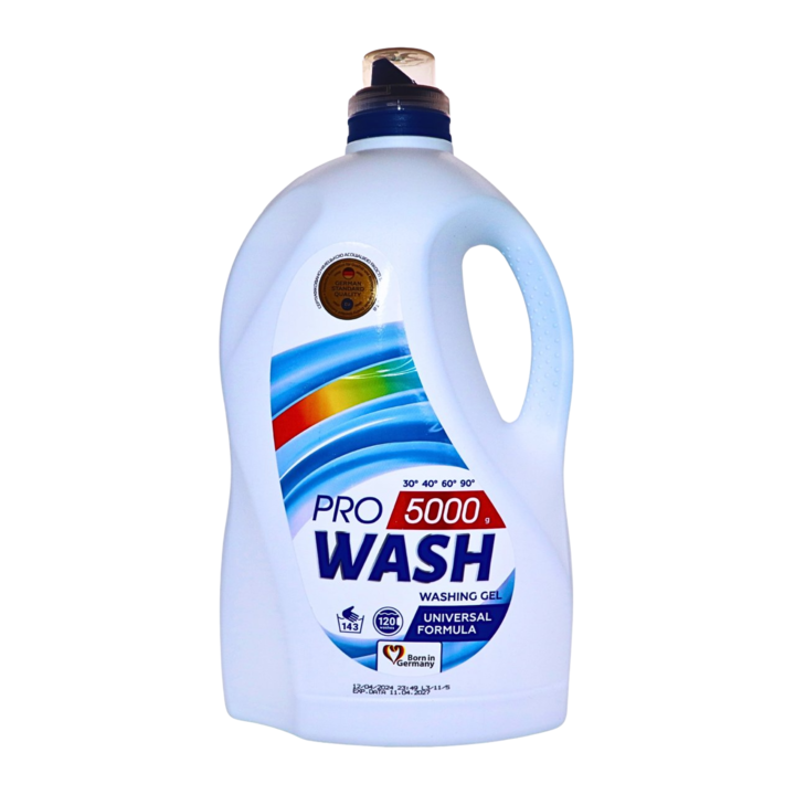 Detergent de rufe lichid Gel Universal Pro Wash 5L - eMAG.ro