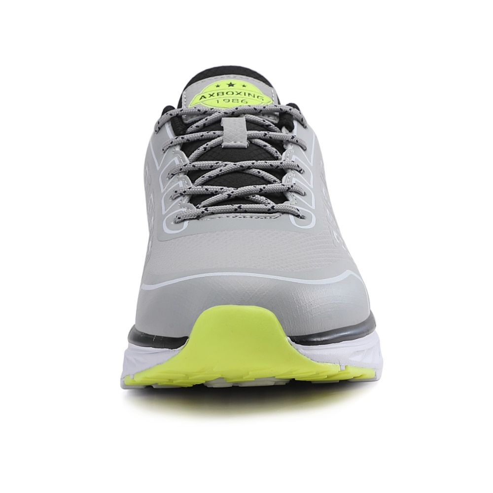 Мъжки спортни обувки AX Boxing, Екологична кожа, Сиви, 44 EU - eMAG.bg