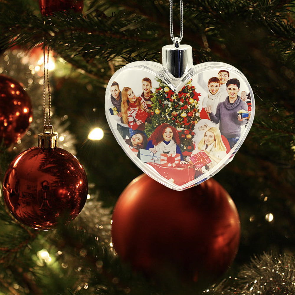 Glob insertie foto 2 poze, inima, transparent - eMAG.ro