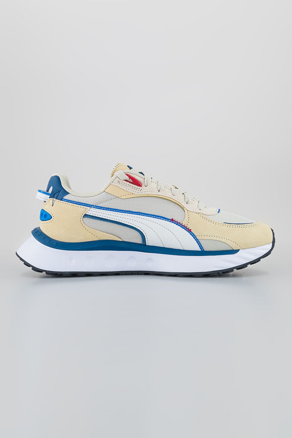 Puma, Pantofi sport Wild Rider Displaced, Bej, 9 - eMAG.ro