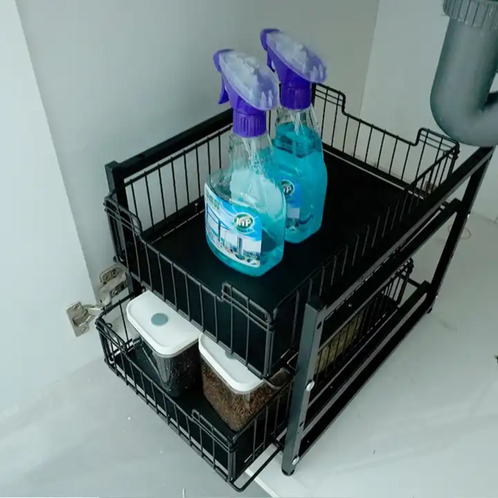 Raft depozitare universal, Quasar & Co.®, cu 2 compartimente, glisant ...