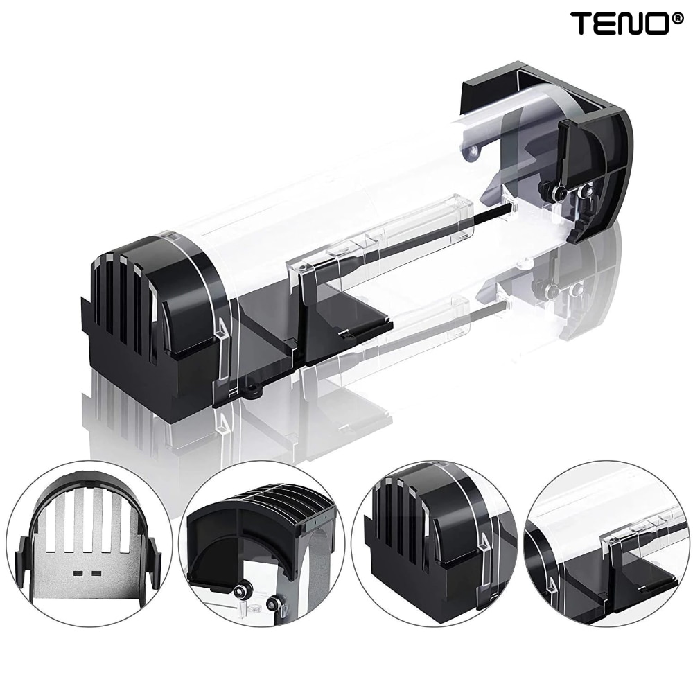 Set 4 Capcane pentru Soareci si Sobolani Teno®, tip tunel, cursa ...