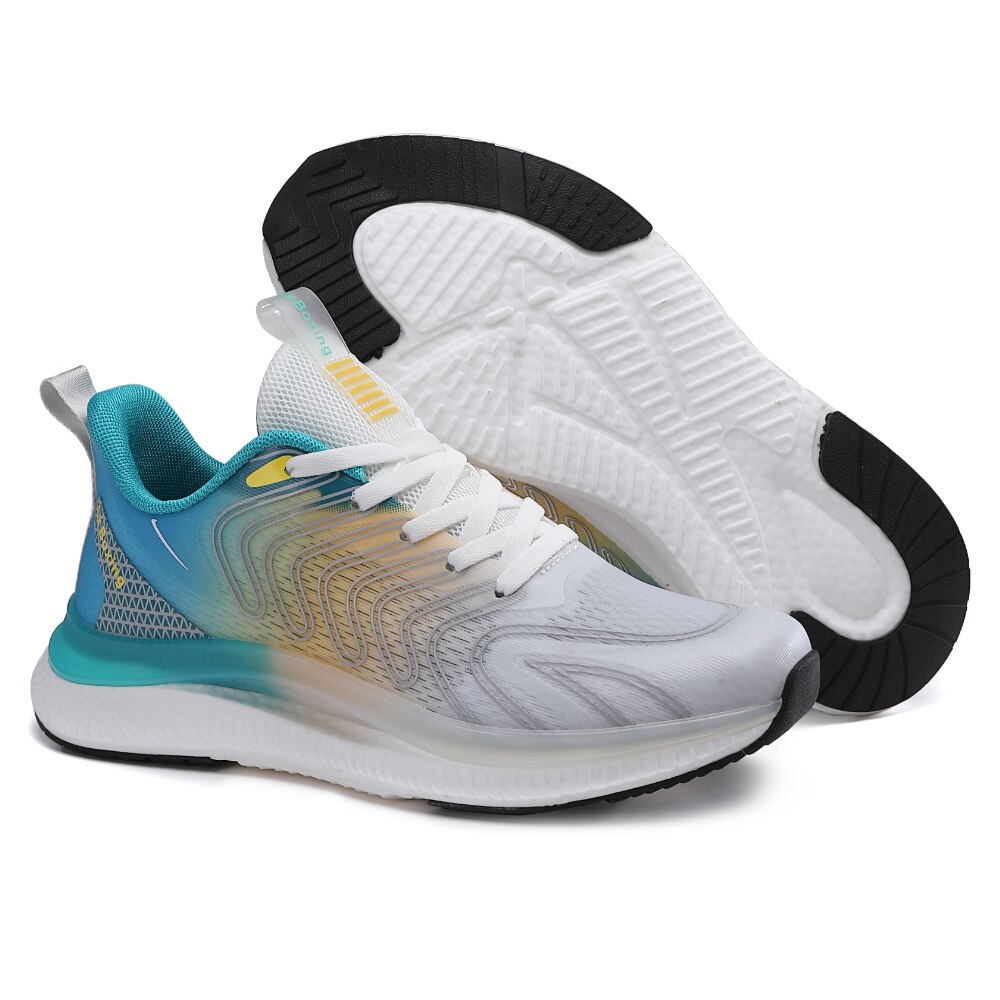 Спортни обувки екологична текстилна мрежа, AX Boxing, Blue/Orange, 44 ...