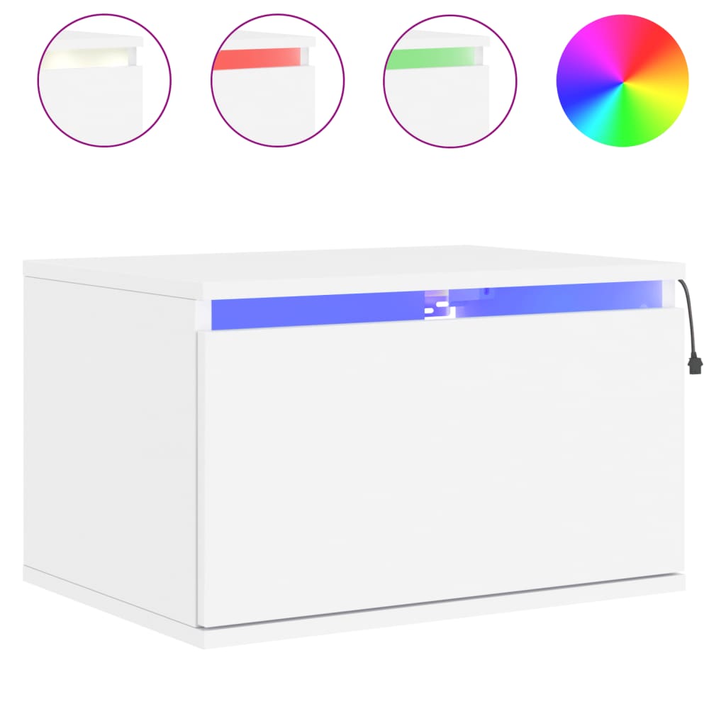 Noptiera suspendata Zakito Europe, iluminare LED RGB, alba, 50x36x30cm ...