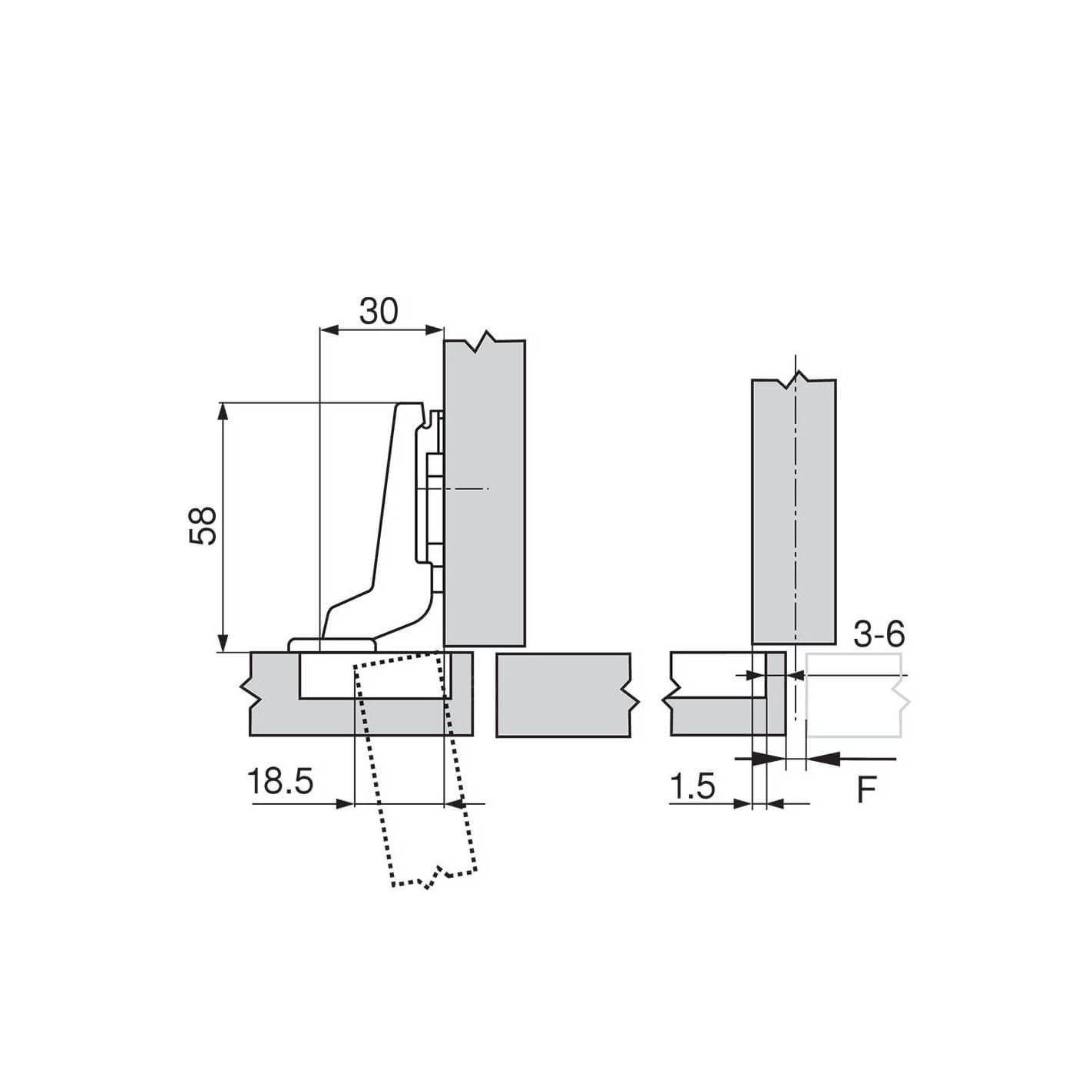 Balama semiaplicata MODUL 100 ° - eMAG.ro