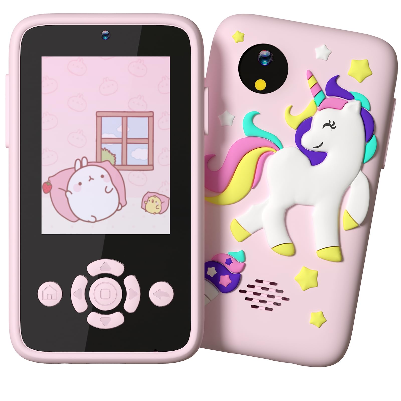 Детски телефон с камера Walalla 3-8 години SD карта 32G Розов - eMAG.bg