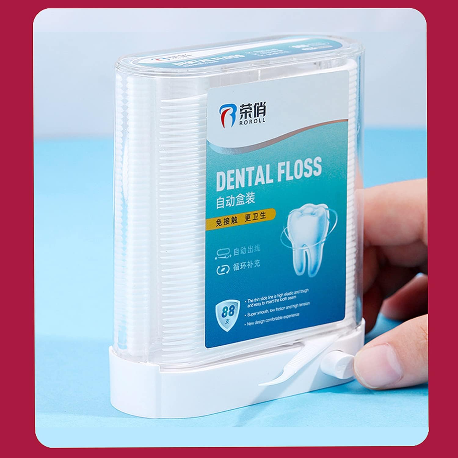 Комплект конец за зъби/конец за зъби, Roroll, 88 части, бял - eMAG.bg