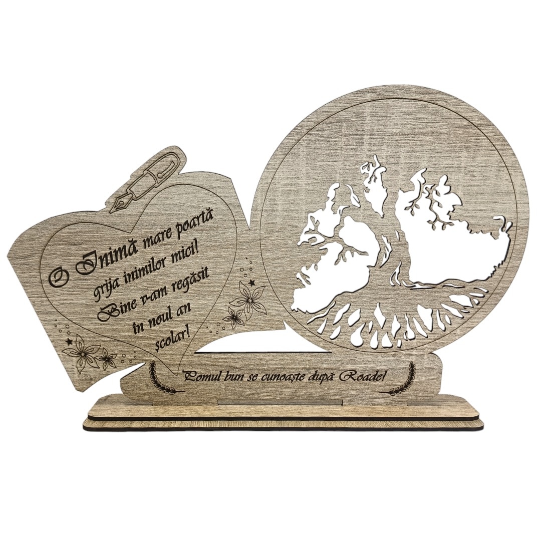 Decoratiune tablou inima, blank pentru licheni stabilizati ...