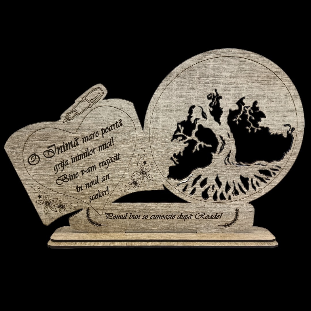 Decoratiune tablou inima, blank pentru licheni stabilizati ...