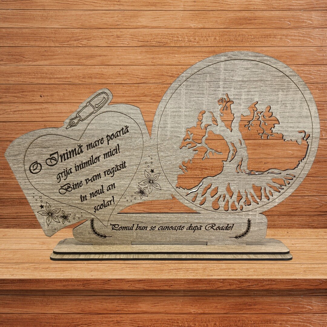 Decoratiune tablou inima, blank pentru licheni stabilizati ...