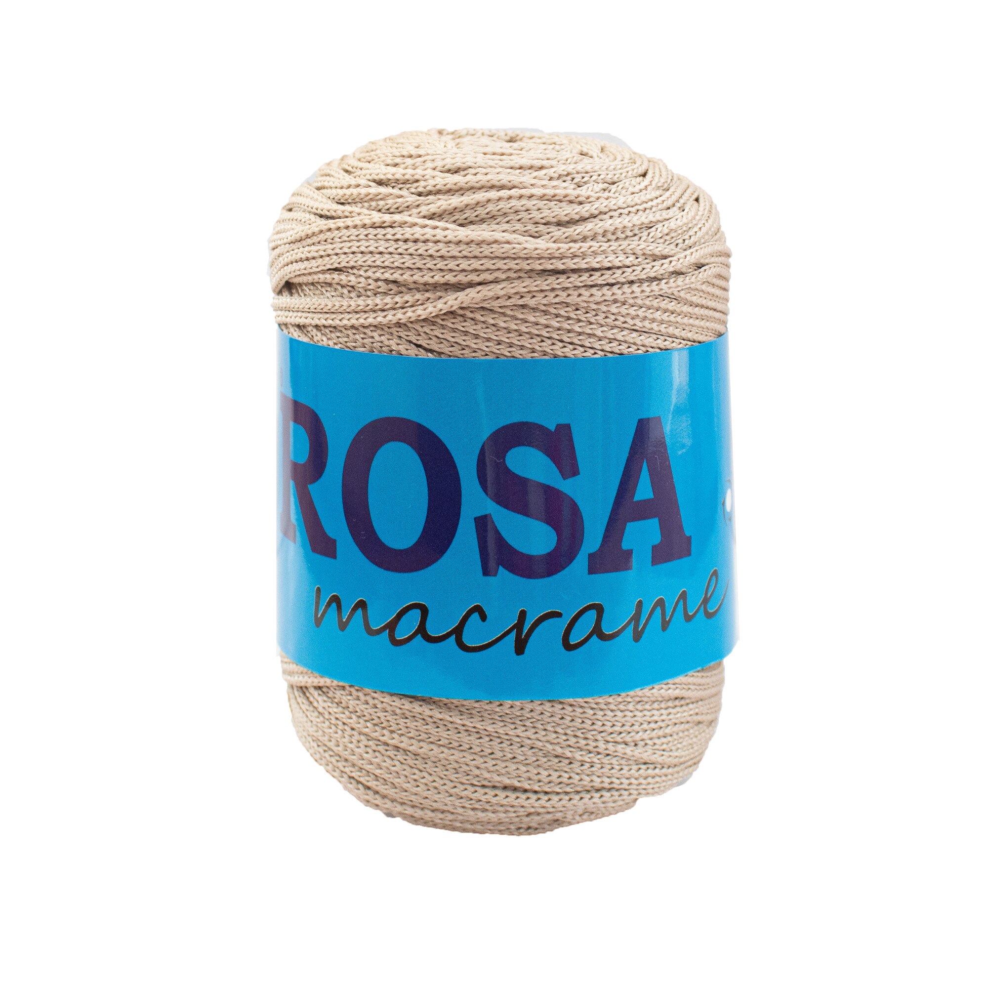 Bobina fir pretricotat Rosa Macrame 37, 100%, polipropilena, 100 g ...