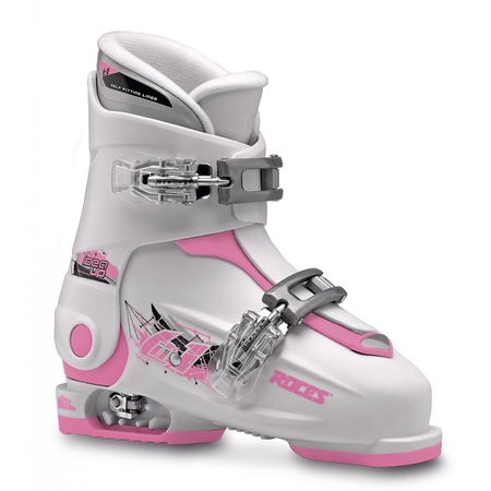 Clapari reglabili copii Roces Idea Up White/Deep Pink 2 clape 30-35 ...