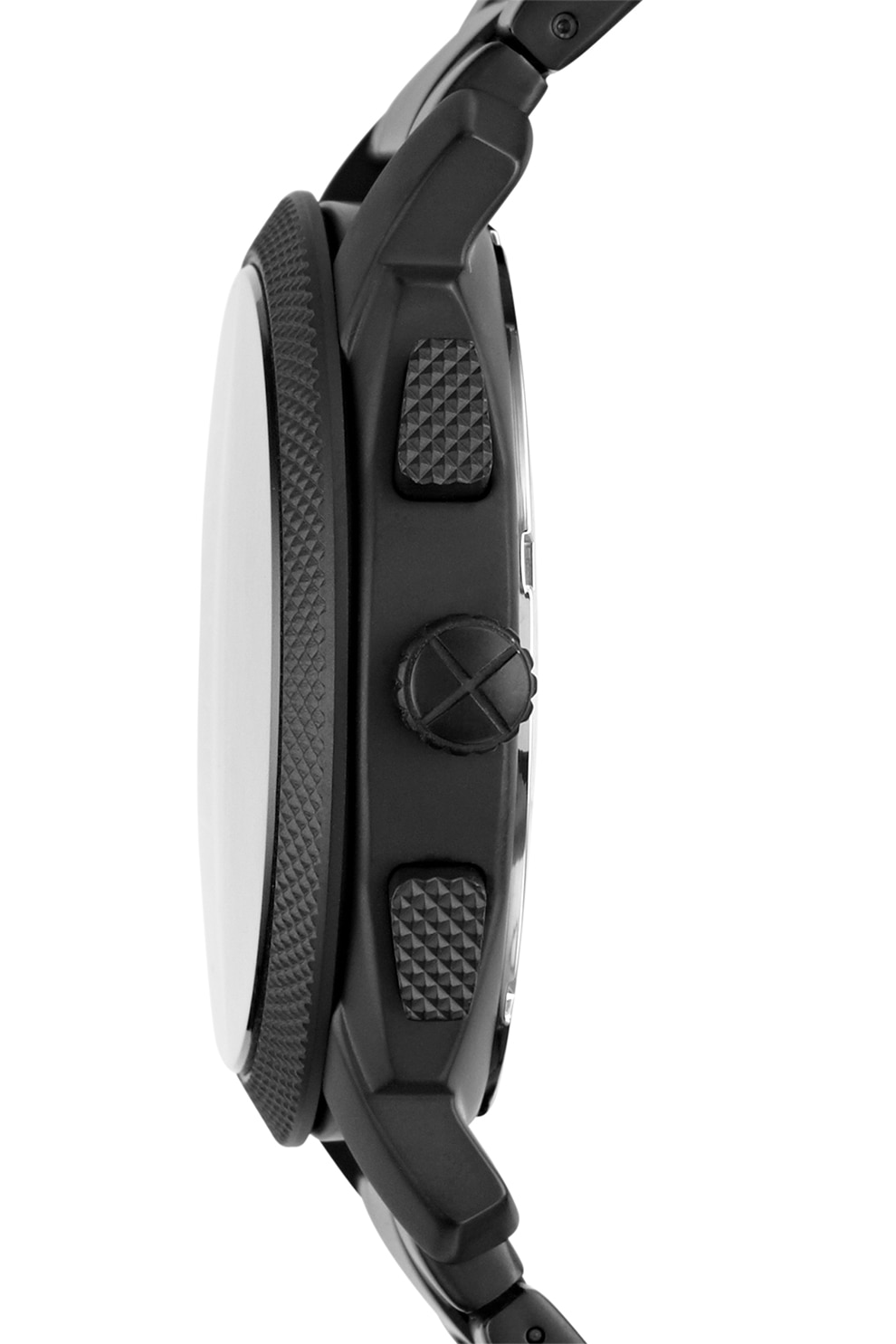 Fossil, Часовник от неръждаема стомана с хронограф, Черен - eMAG.bg