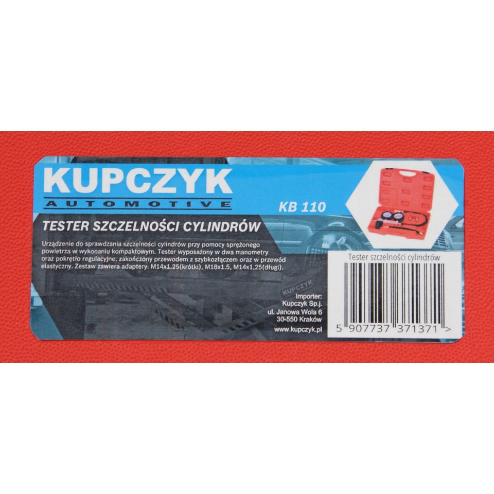 Kit tester pentru verificarea etanseitatii cilindrilor DK.KB110 - eMAG.ro