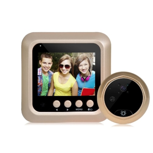 Sonerie inteligenta cu camera video, roz - eMAG.ro