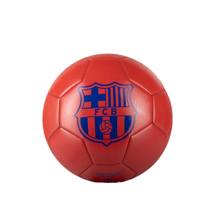 Minge fotbal, FC Barcelona, albastra/rosie cu logo PHI, marimea 5 - eMAG.ro