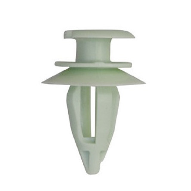 Set 8 clipsuri auto Restagraf, 8 mm, plastic, alb, pentru fixare ...