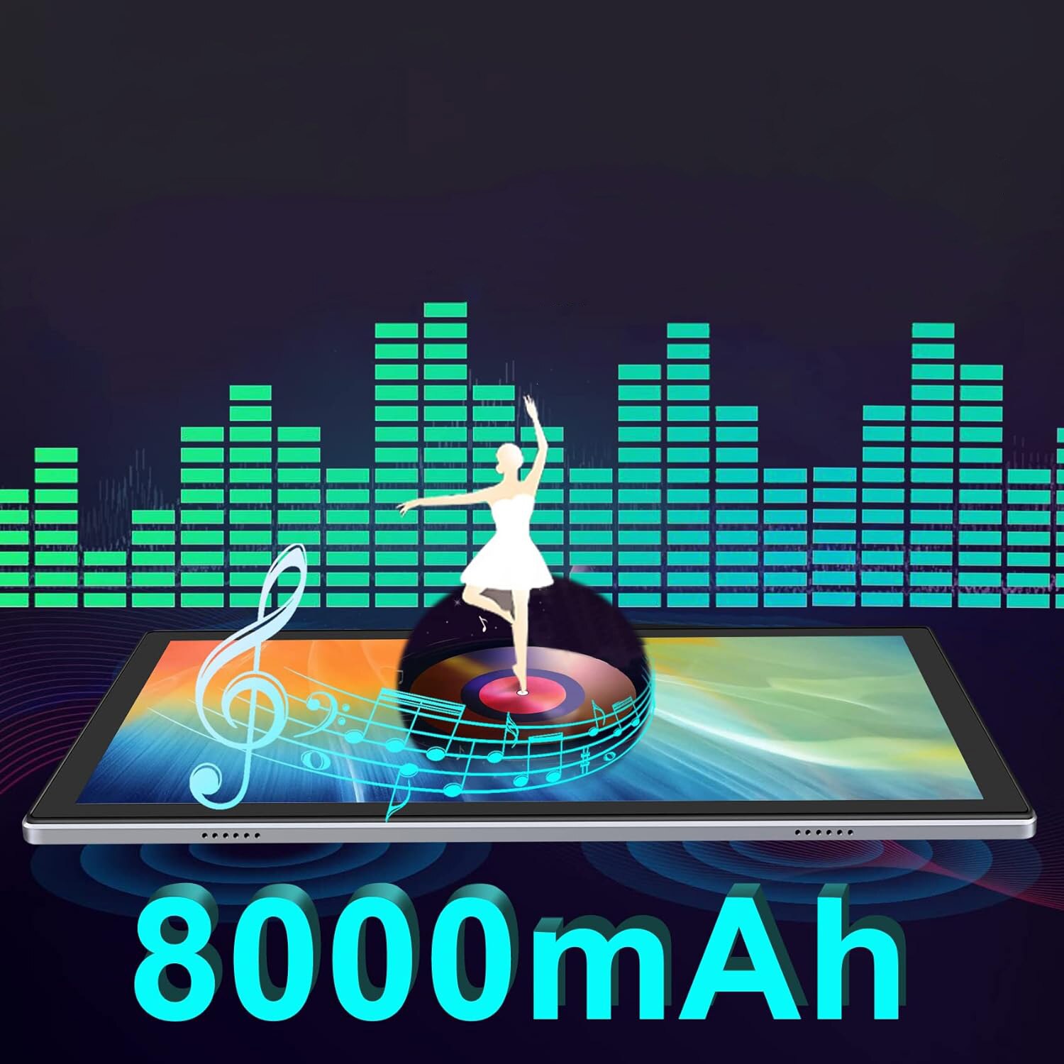 Tableta Oangcc A9 cu tastatura si mouse, Octa-Core, 10.1", 4GB RAM ...