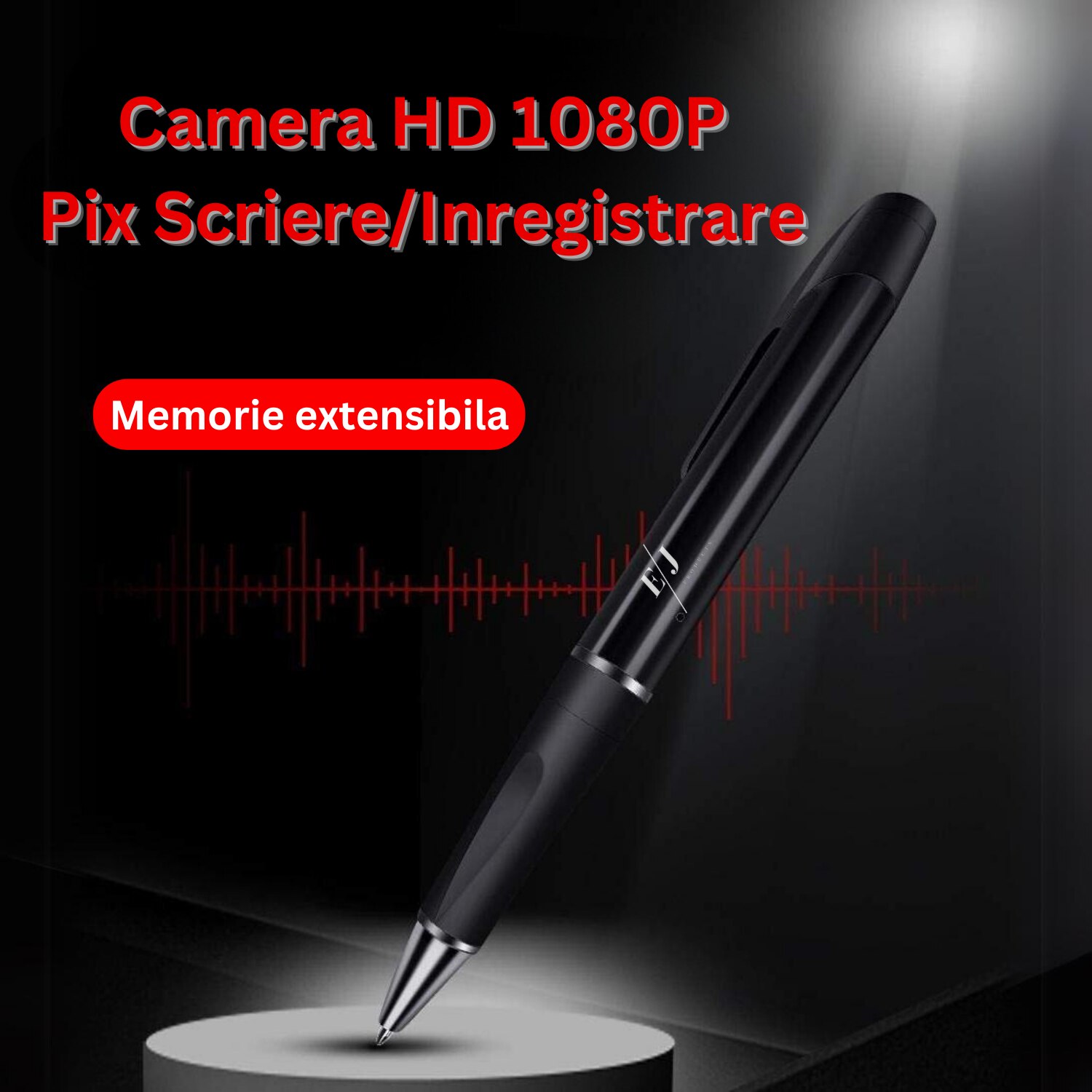 Pix spion cu camera ascunsa, 1080 HD si microfon, EJ PRODUCTS, 16GB ...