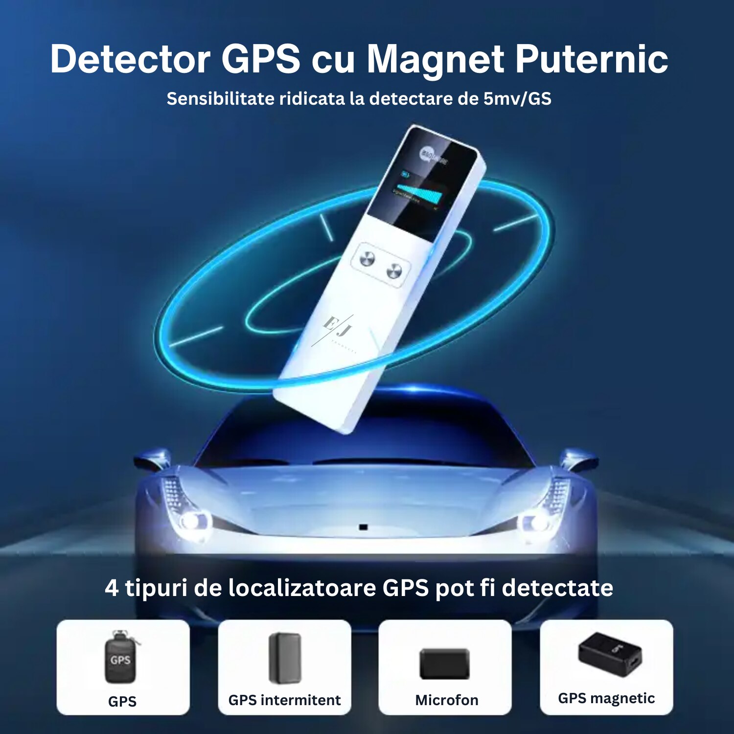 Detector aparate spionaj, EJ PRODUCTS KD60, detecteaza camere ascunse ...