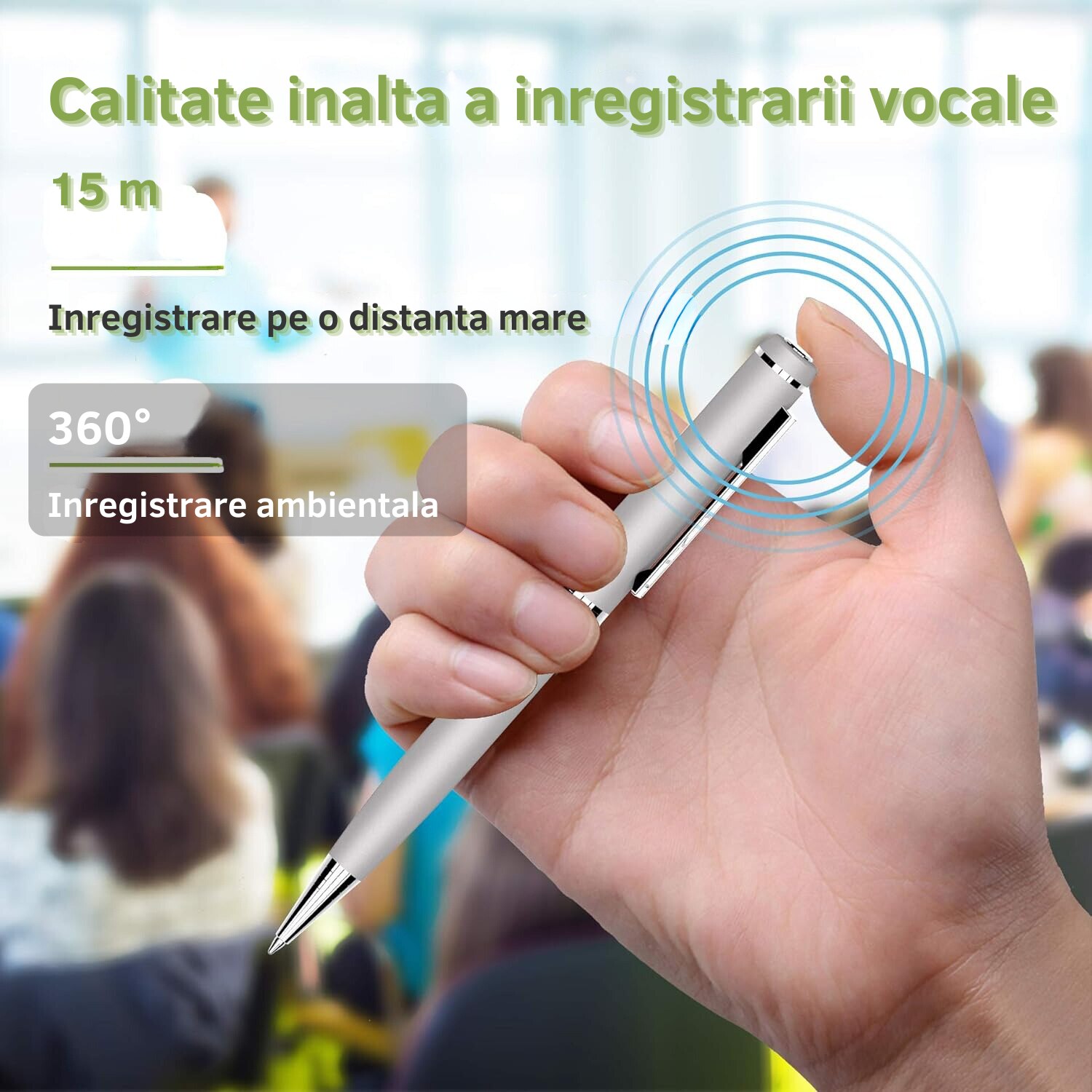 Reportofon spion integrat in pix, EJ PRODUCTS, model D3191, 32 GB ...