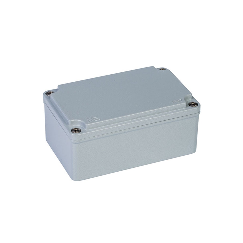 Doza distributie din aluminiu aplicata 130x80mm cu capac IK09 IP67 ...