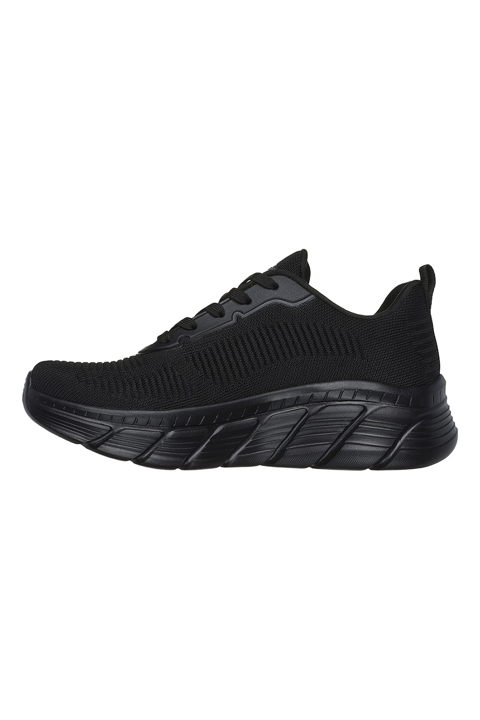 Skechers, Pantofi sport wedge de plasa Flex - Flying, Negru, 37 - eMAG.ro