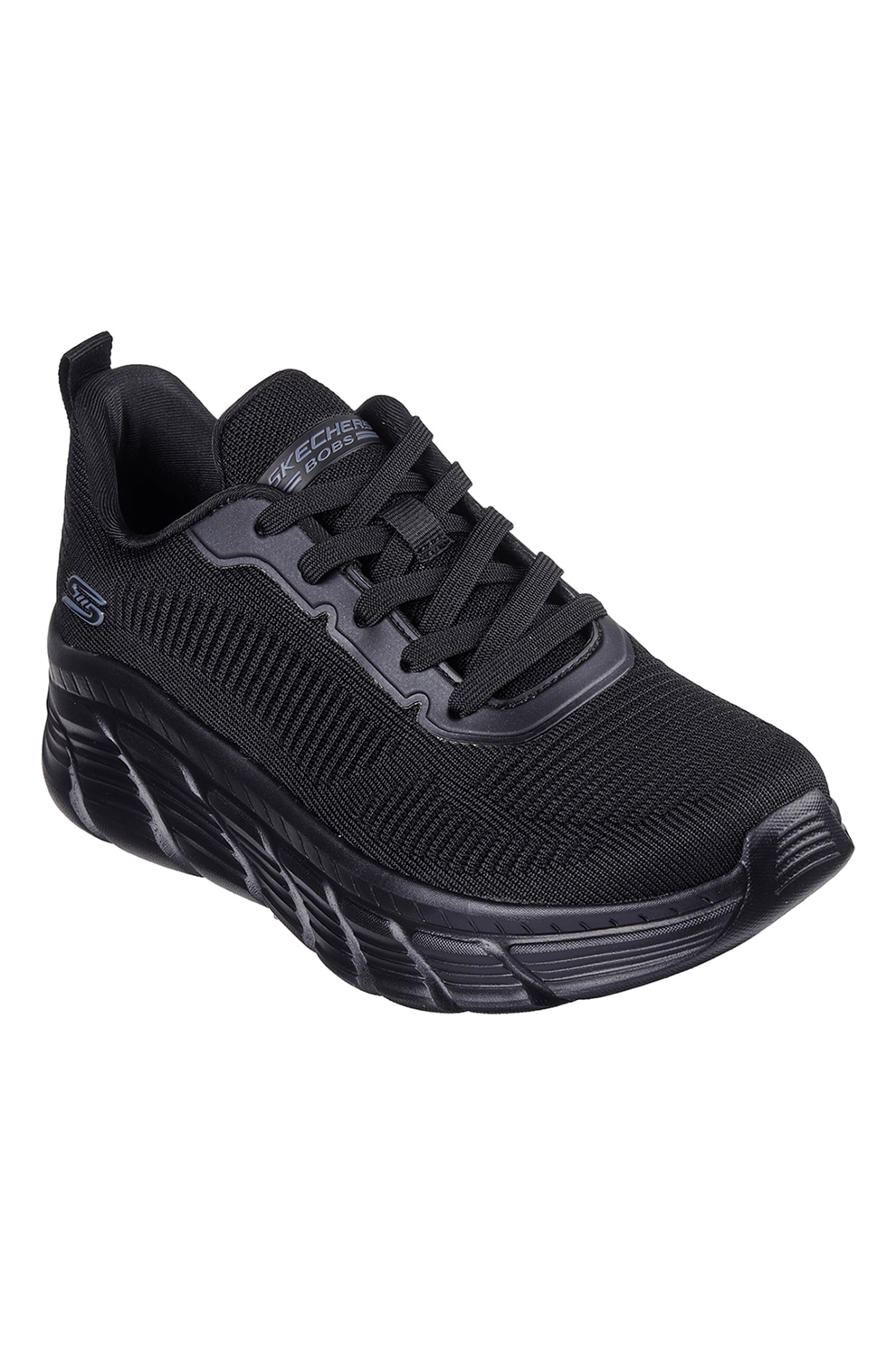 Skechers, Pantofi sport wedge de plasa Flex - Flying, Negru, 37 - eMAG.ro