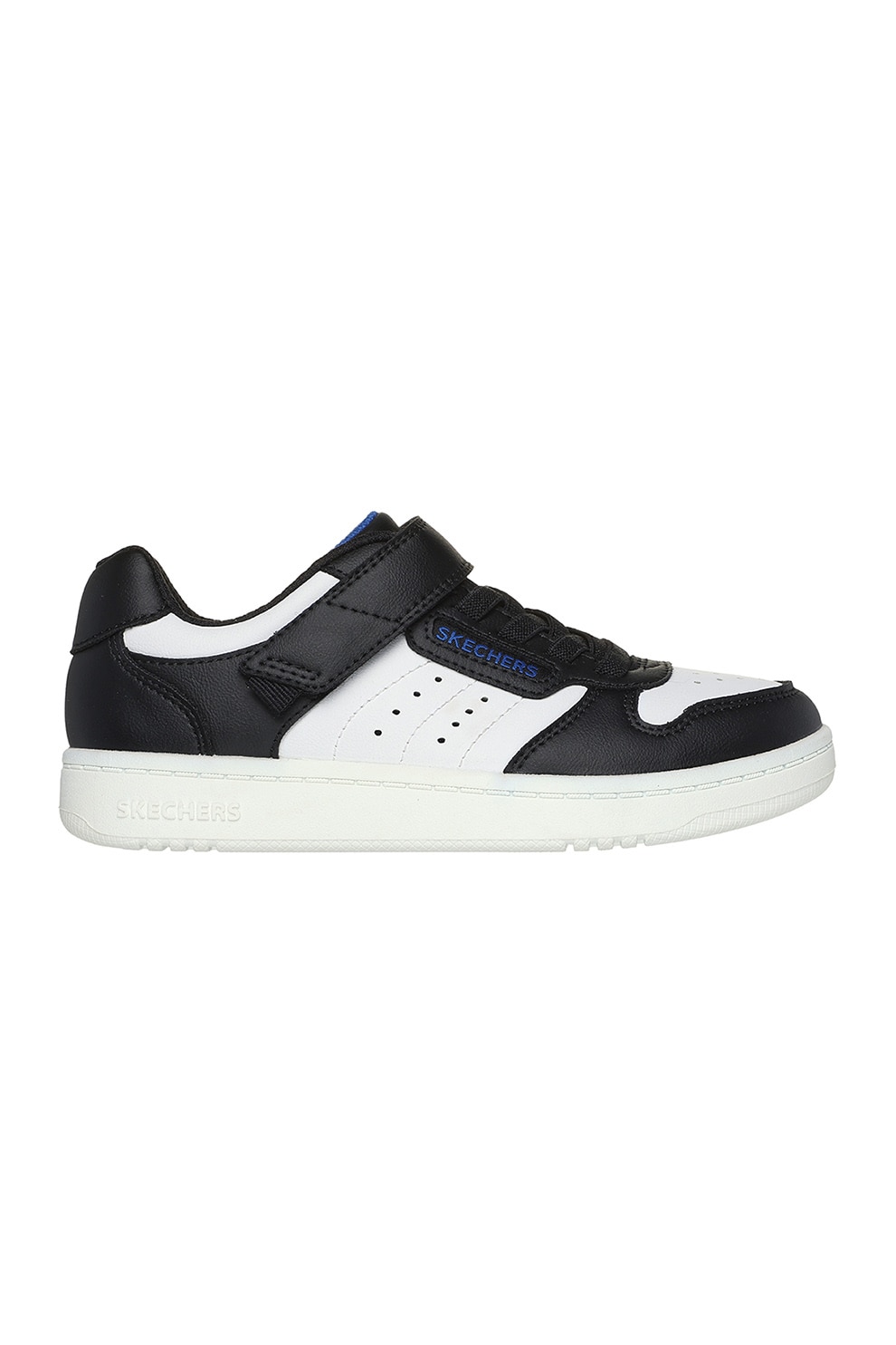 Skechers, Pantofi sport din piele ecologica cu inchidere velcro Quick Street - eMAG.ro