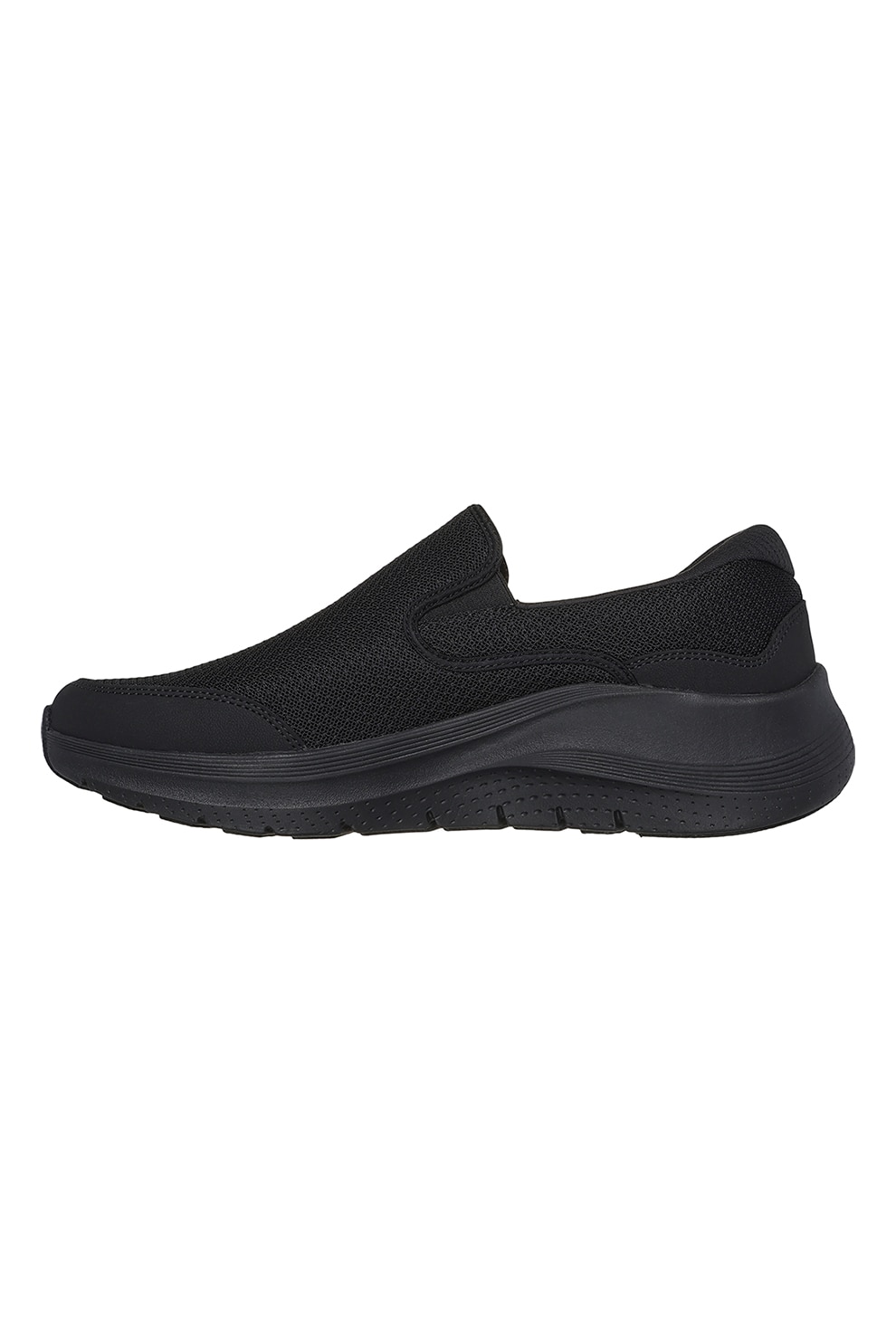 Skechers, Спортни обувки Archfit-Vallo с кожа, Черен, 42 - eMAG.bg