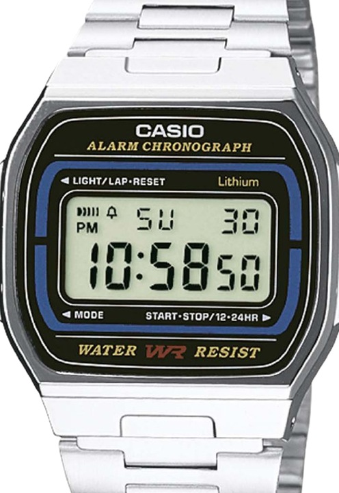 Casio, Ceas digital, cu bratara metalica - eMAG.ro