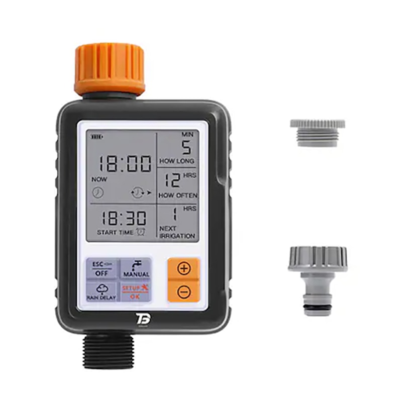 Programator pentru irigare/udare, ecran LCD, IPX5 rezistent la apa, mod ...