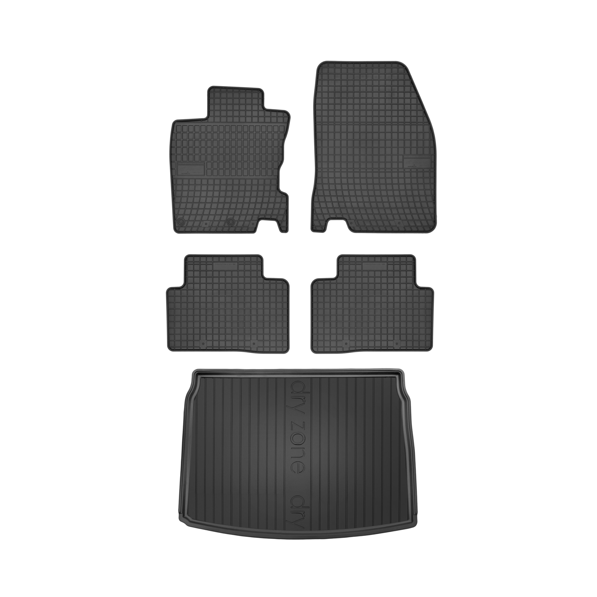 Covoare auto Nissan Qashqai II 2 13-21, Frogum, Negru - eMAG.ro