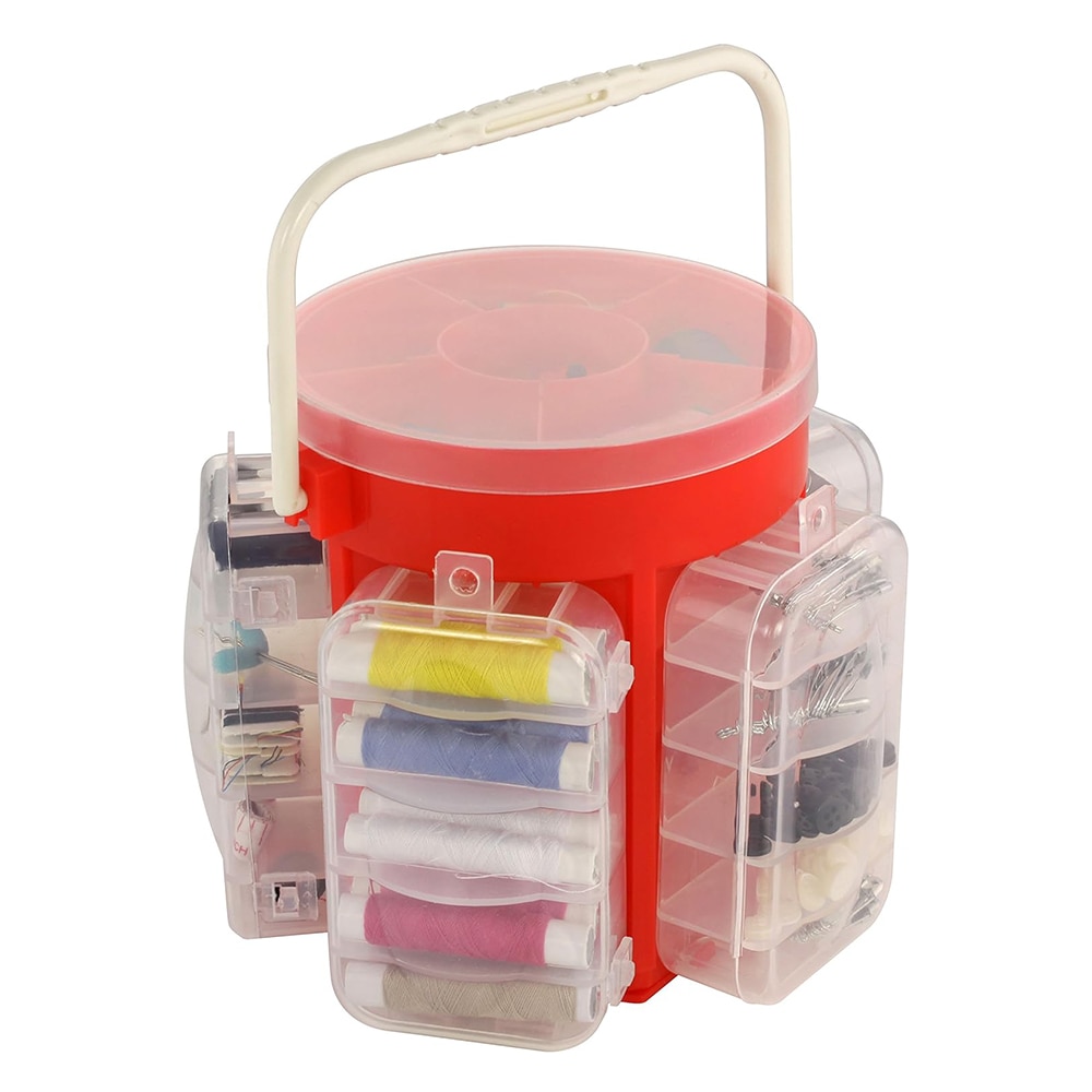 Set Mercerie Portabil SIKS, Trusa De Cusut Si Croitorie Completa, Cu ...