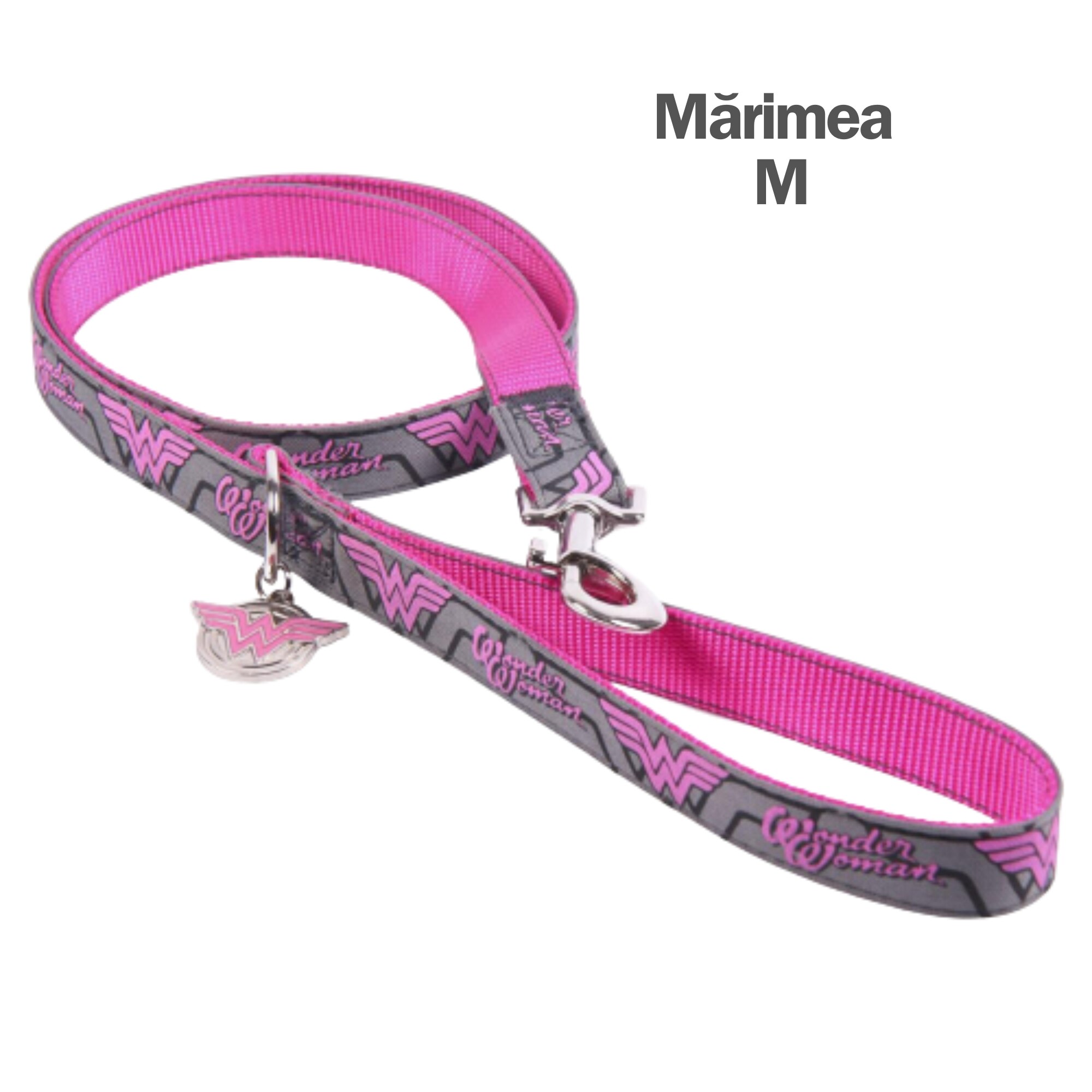 Lesa, WONDER WOMAN - pentru caine m, roz inchis - eMAG.ro