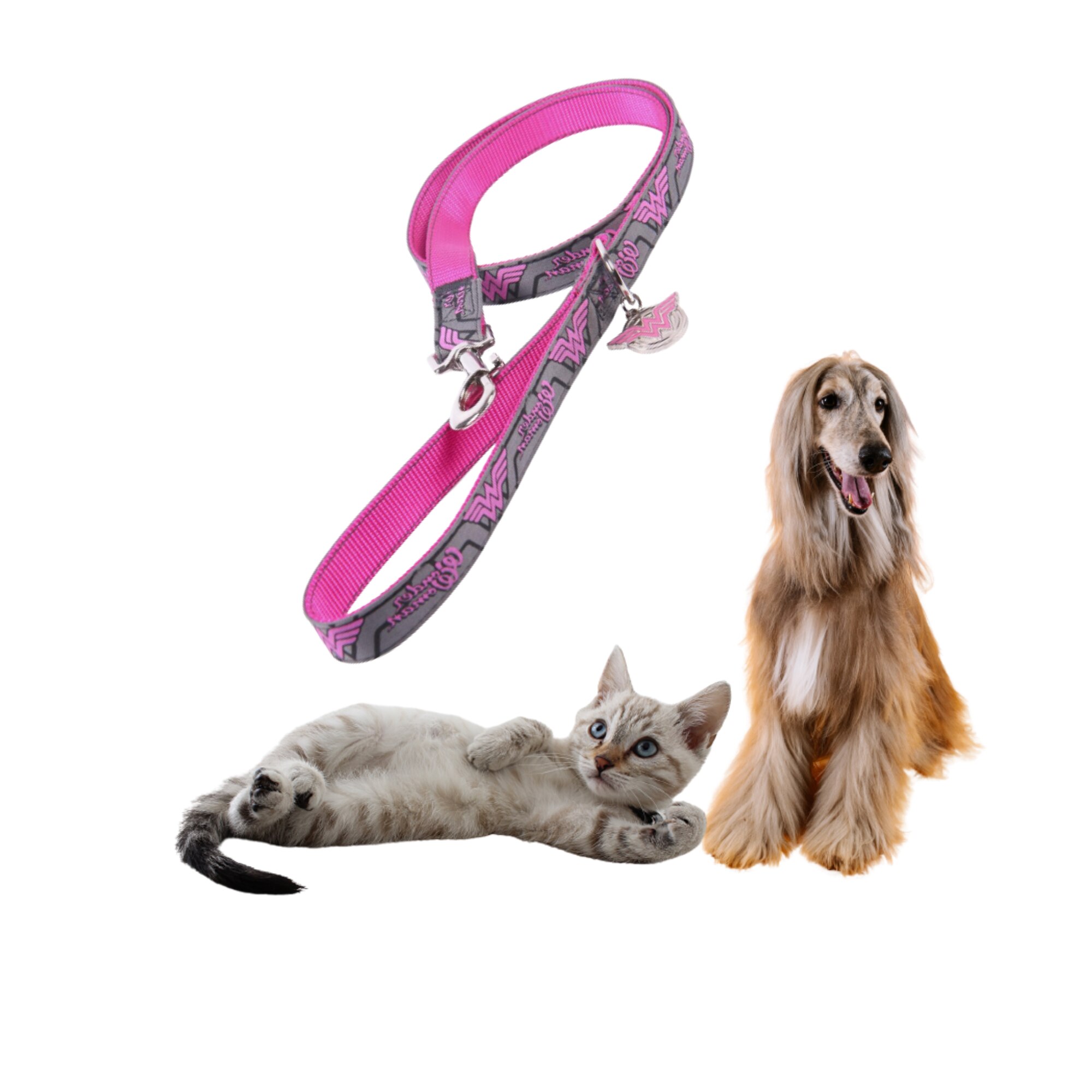 Lesa, WONDER WOMAN - pentru caine m, roz inchis - eMAG.ro