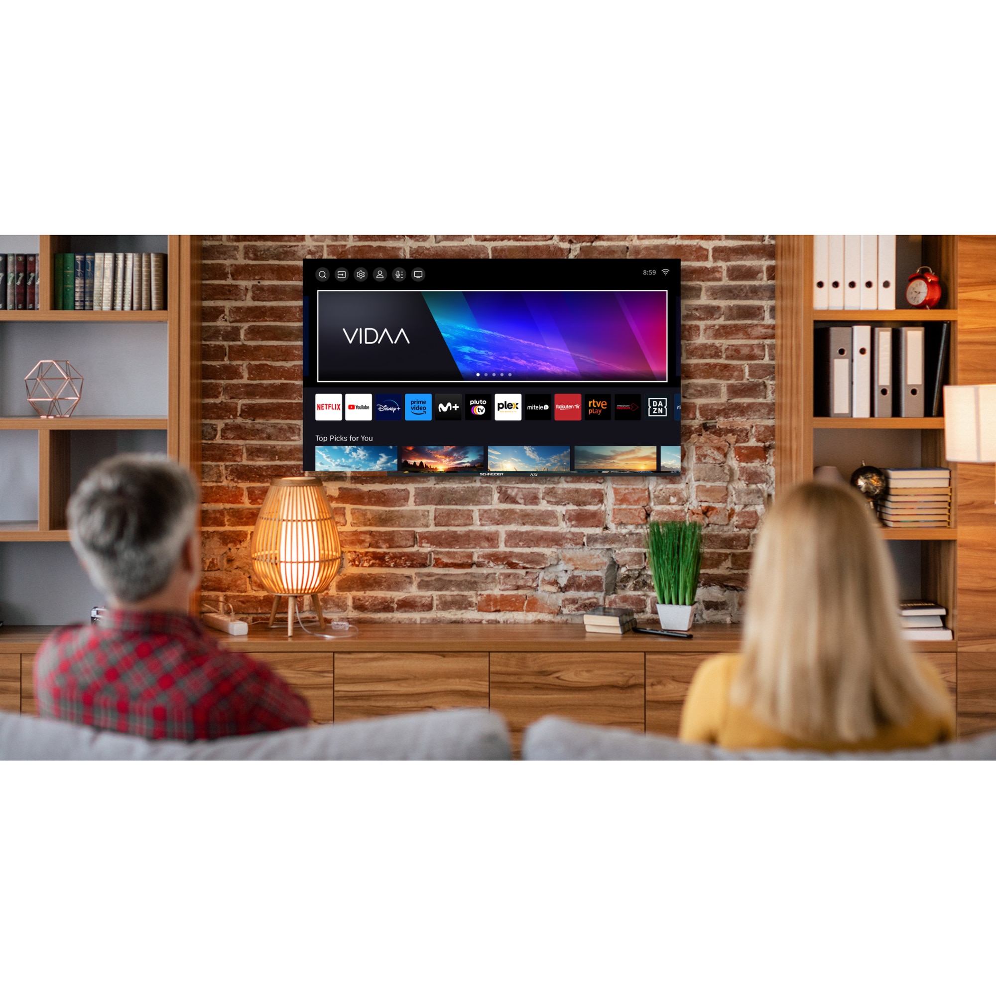 Televizor Smart SCHNEIDER Ultra HD 4K 50SC690K de 127 cm, Sistem VIDAA ...
