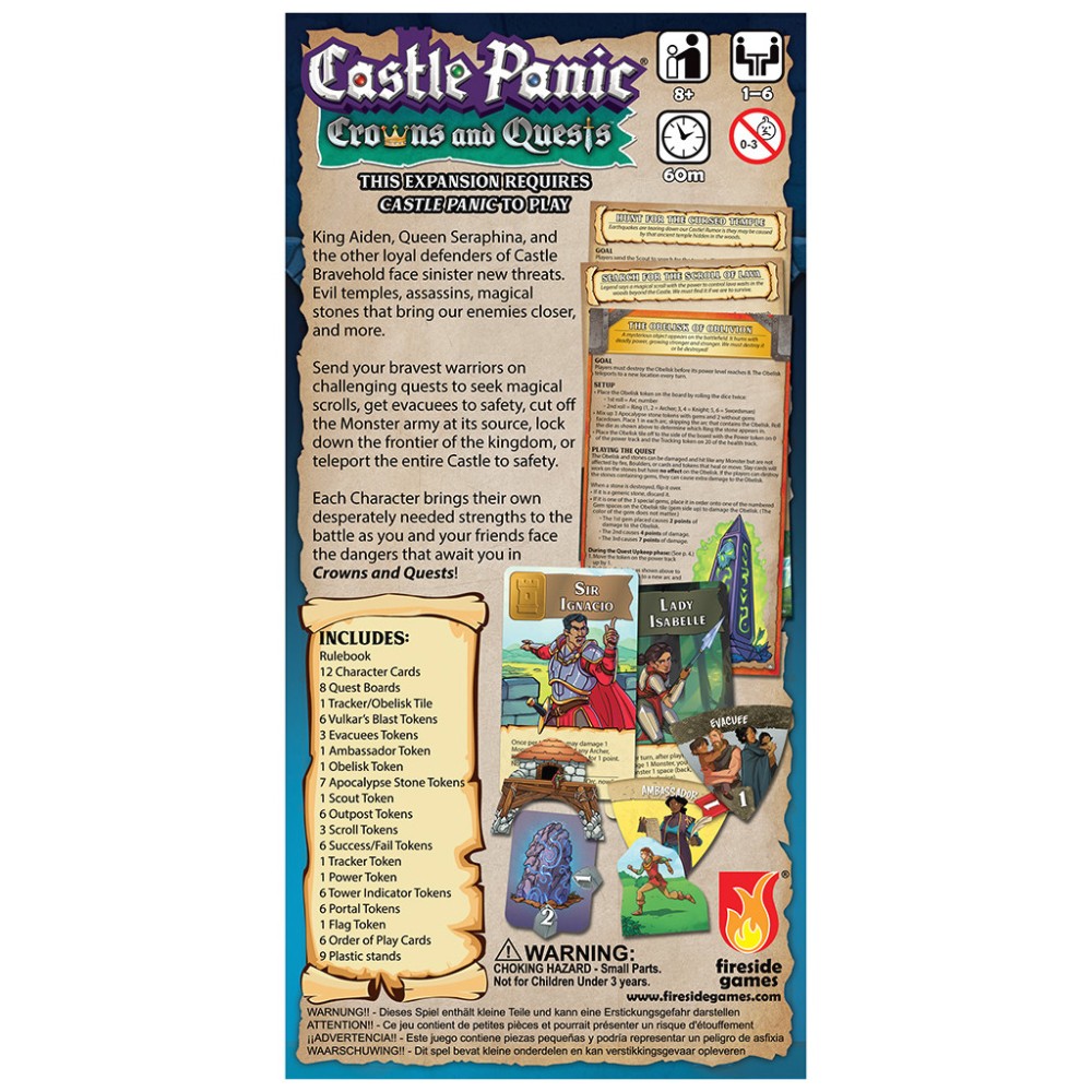 Семейна игра Castle Panic Crowns and Quests разширение - eMAG.bg