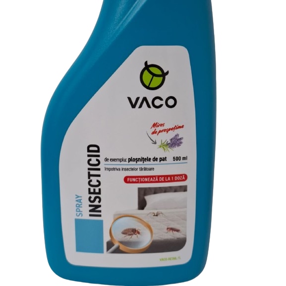 Insecticid, VACO, spray impotriva plosnitelor de pat, 250 ml - eMAG.ro