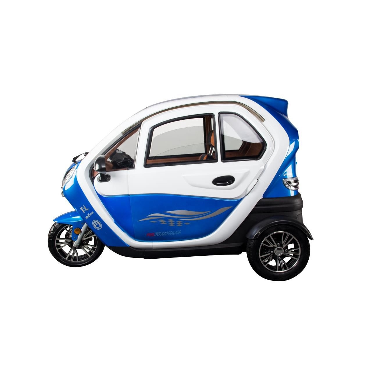 Masina electrica cu 3 roti RDB T 414, 1200W, 60V si 25km/h, Albastru ...