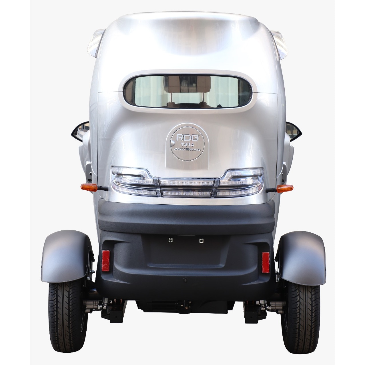 Masina electrica cu 3 roti RDB T 414, 1200W, 60V si 25km/h, Gri + CIV ...