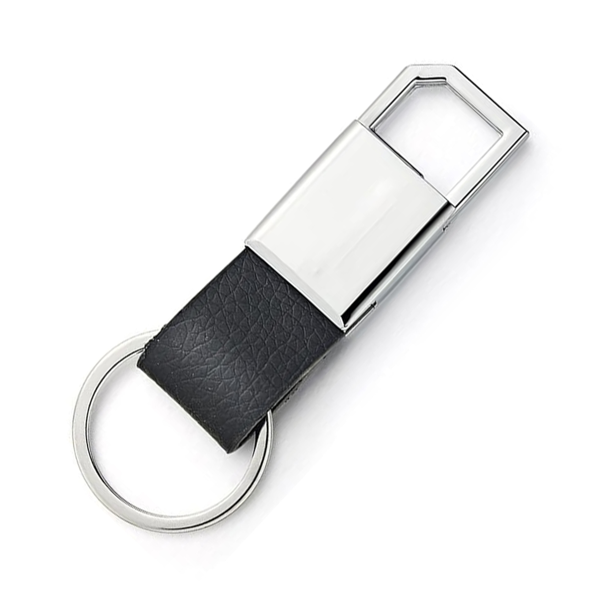 Breloc simplu din Piele Tip Carabina, Negru - eMAG.ro