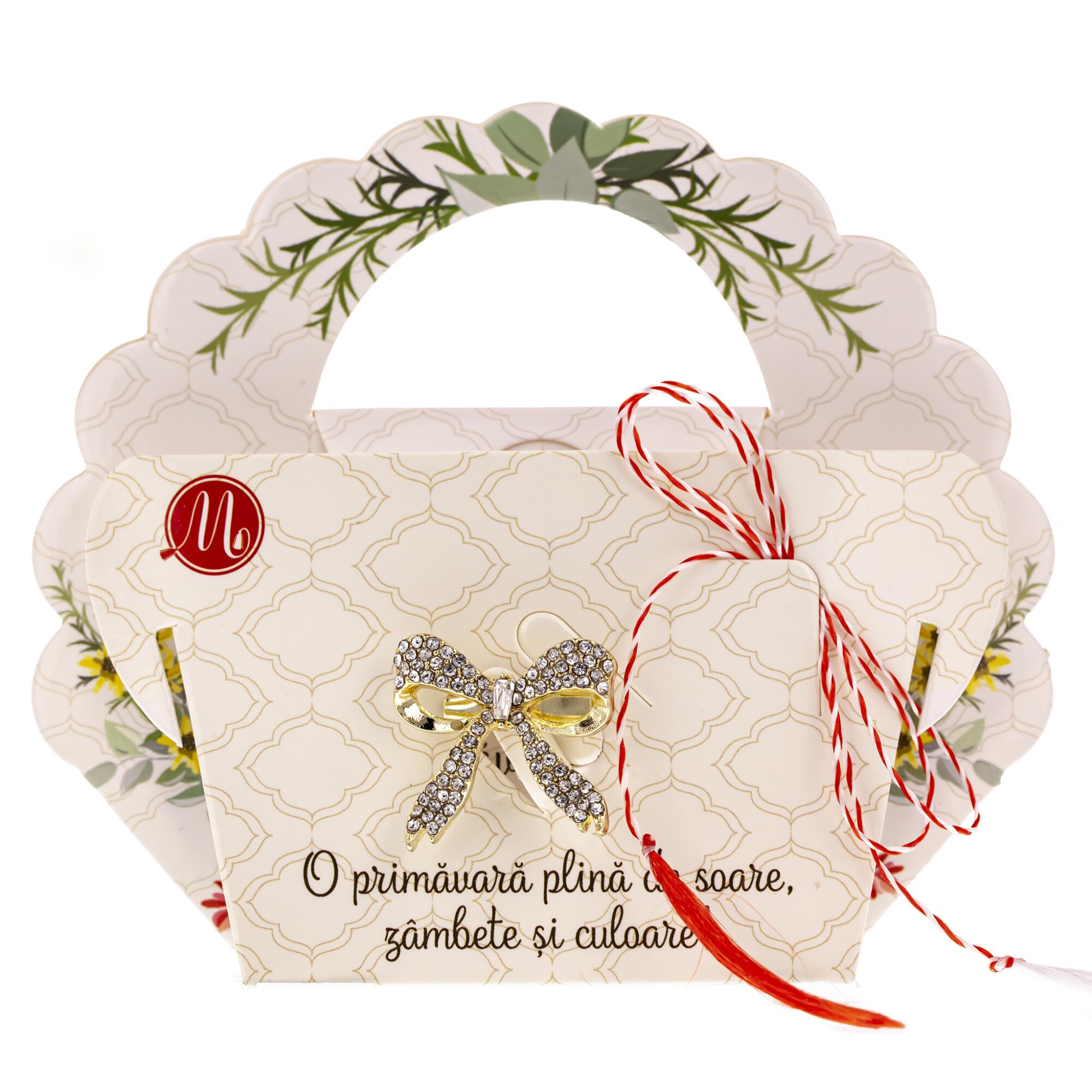 Brosa Martisor Gentuta - Funda Aurie - eMAG.ro