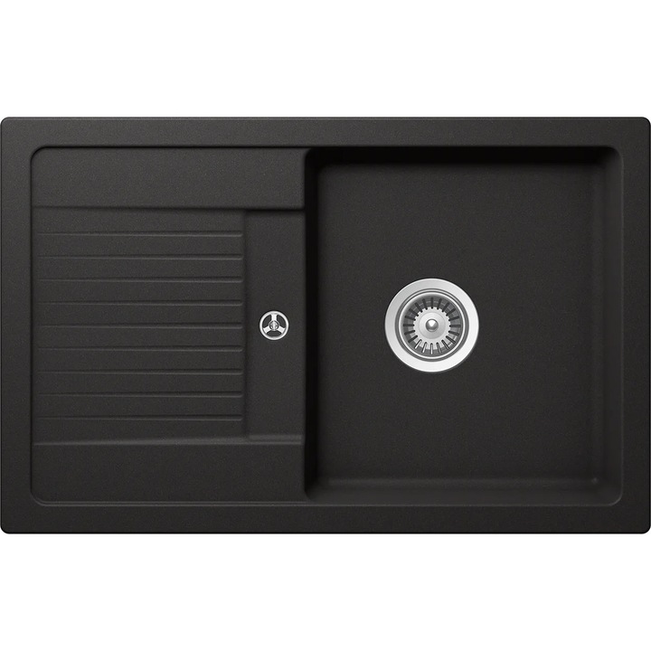 Chiuveta bucatarie Schock Lima D-100S Cristalite Nero 780 x 500 mm ...