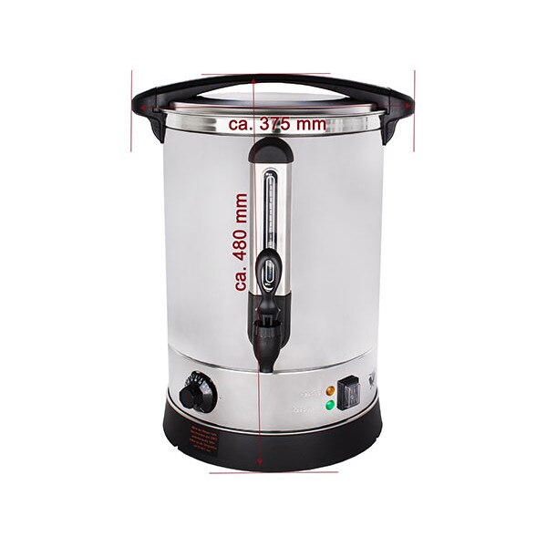Fierbator inox profesional de 15 litri pentru apa, vin fiert, ceai ...