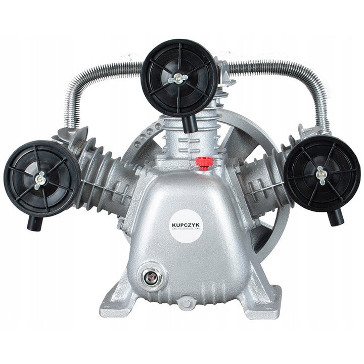 Cap compresor de aer in V 10 bari 3 pistoane 65mm 700L/min 3kW DK-500 ...