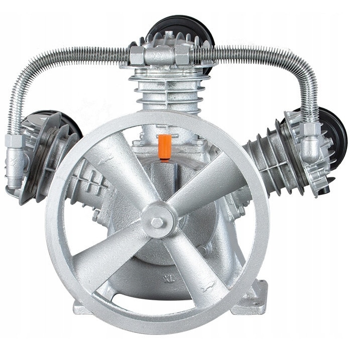 Cap compresor de aer in V 10 bari 3 pistoane 65mm 700L/min 3kW DK-500 ...